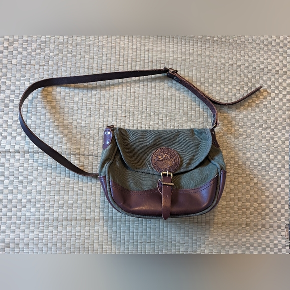 Duluth Pack | Bags | Duluth Pack Shell Purse Green Canvas Leather Bag ...